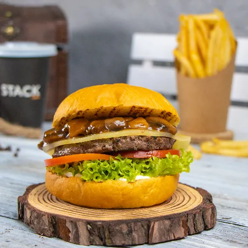 Stack Burger: Premium Burgers & Fast Food Delivery in Qatar - Snoonu