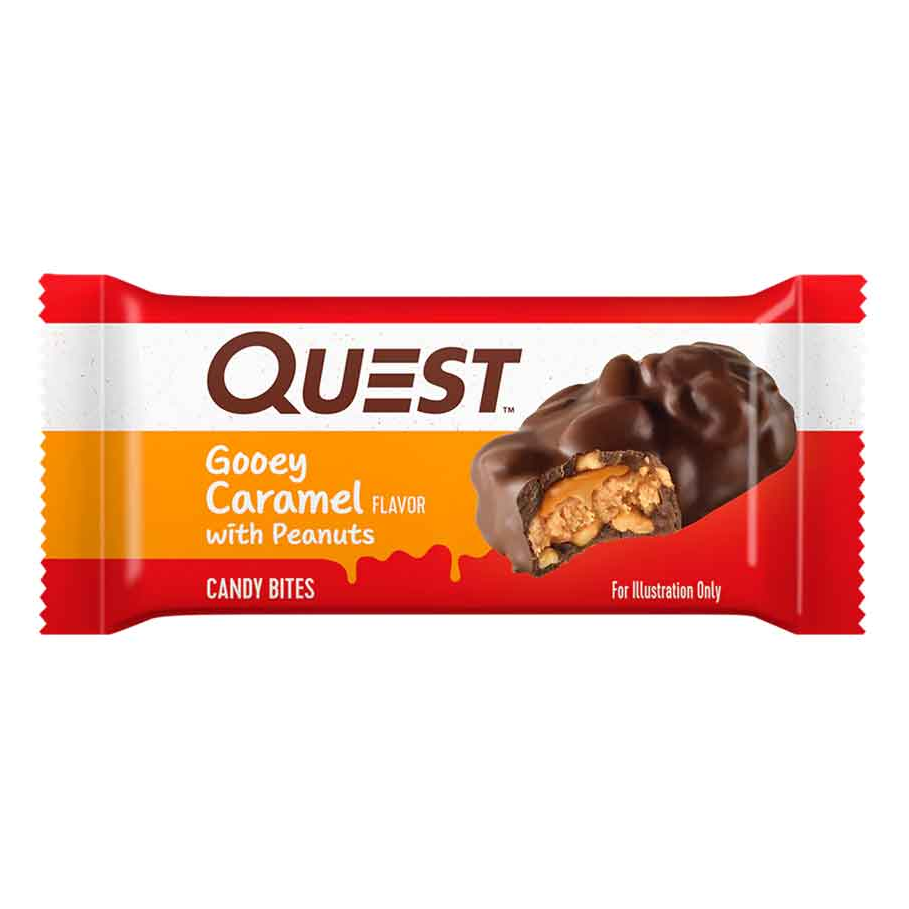 Quest Nutrition Candy Bites Gooey Caramel With Peanuts 21G