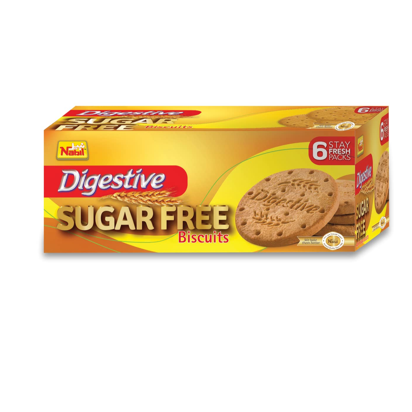 Nabil Sugar Free Digestive Biscuit 250 G