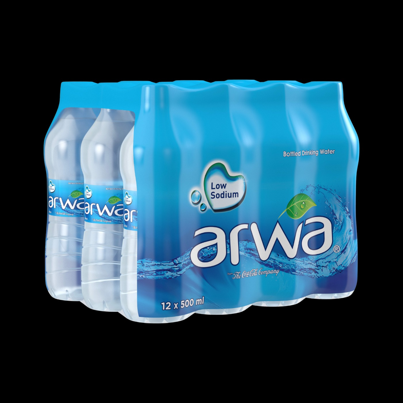 Arwa Still Water Bottled Drinking Water Pet, 12X500Ml