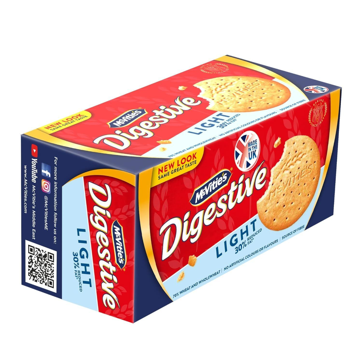 Mcvitie'S Digestive Light Biscuit, 250G